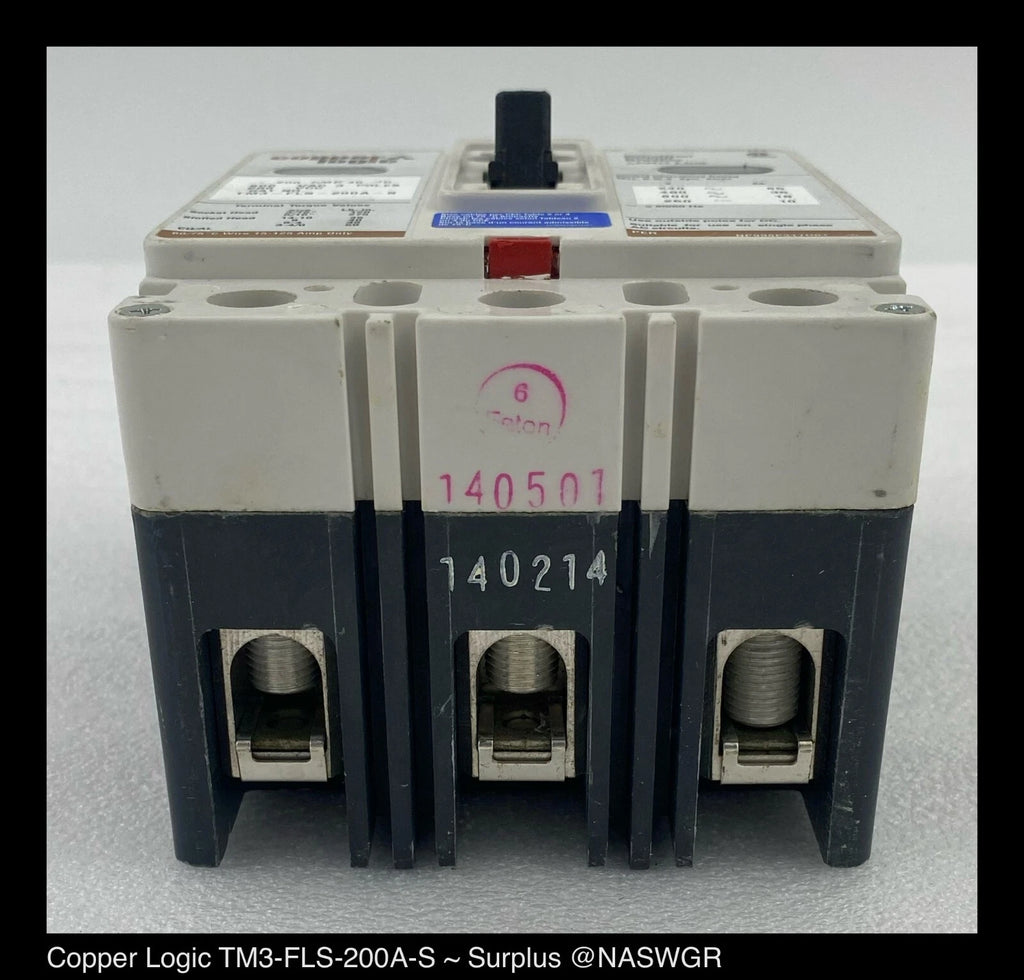 Copper Logic TM3-FLS-200A-S Molded Case Circuit Breaker - 200 Amp - Un — North American ...