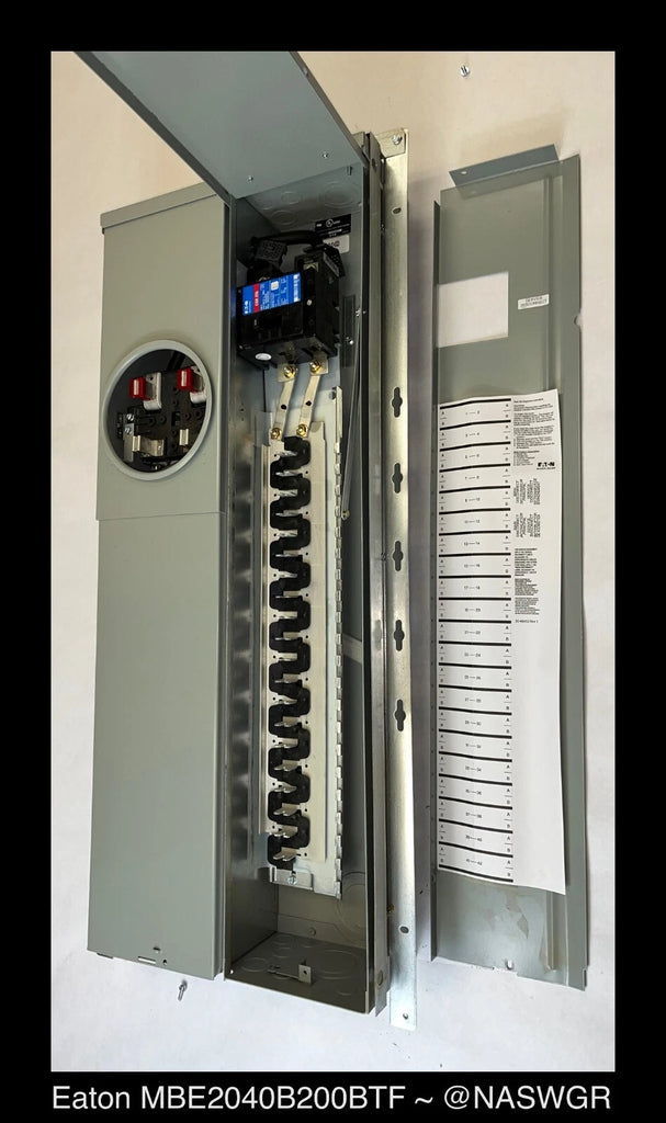 Eaton MBE2040B200BTF Meter Breaker EUSERC Type BR - 200A-120/240V - Su — North American ...