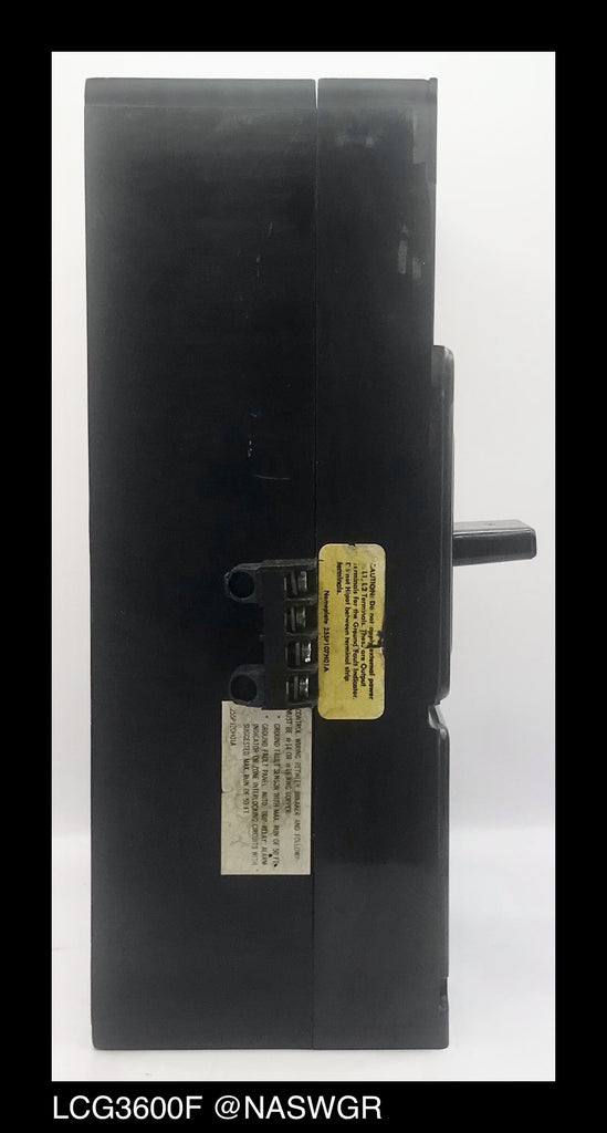 Westinghouse LCG3600F Molded Case Circuit Breaker ~ 600 Amp — North American Switchgear Store