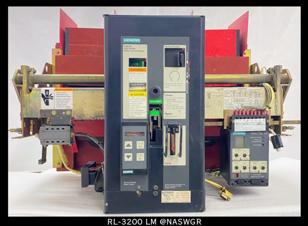 Siemens RL-3200 LM Circuit Breaker (E/O,D/O) - 3200 Amp — North ...