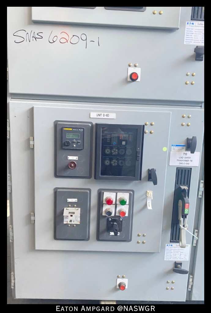 Eaton / Cutler Hammer Ampgard Medium Voltage Control Cell Section- 133 ...