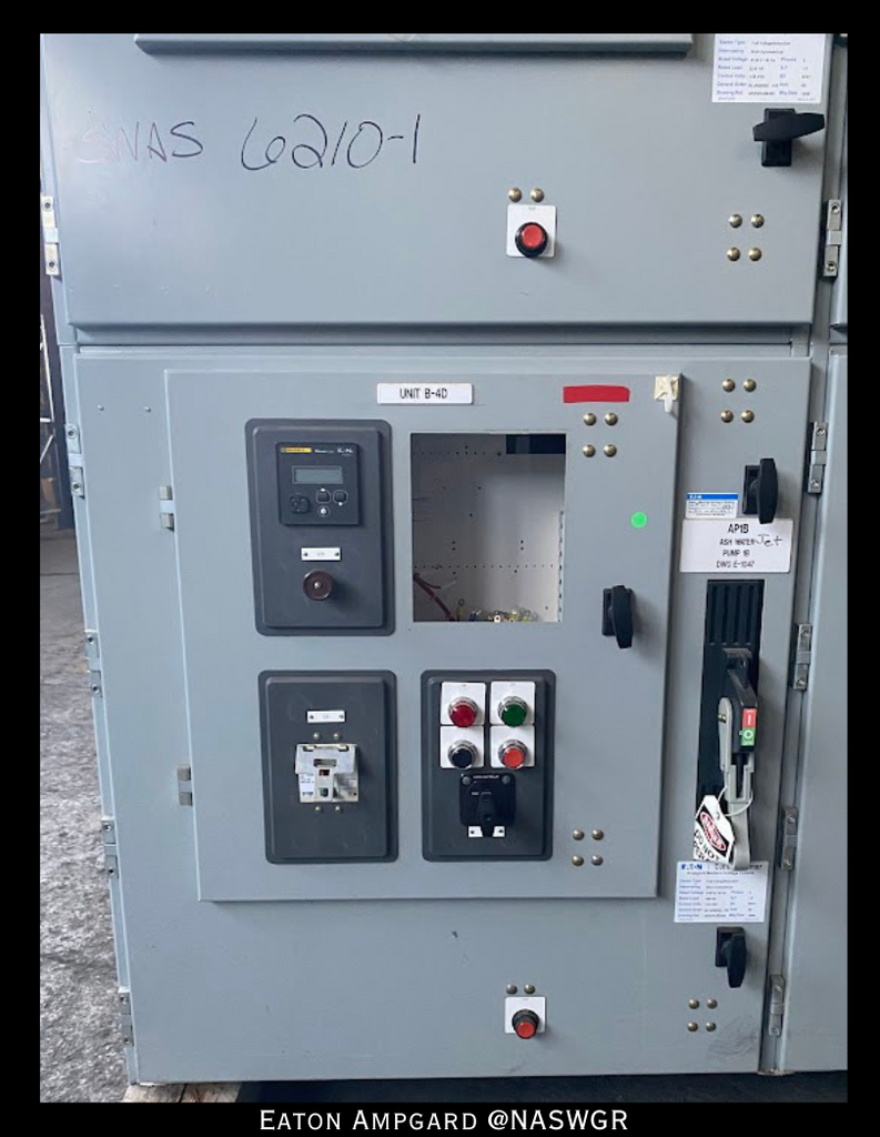 Eaton / Cutler Hammer Ampgard Medium Voltage Control Cell Section- 500 ...