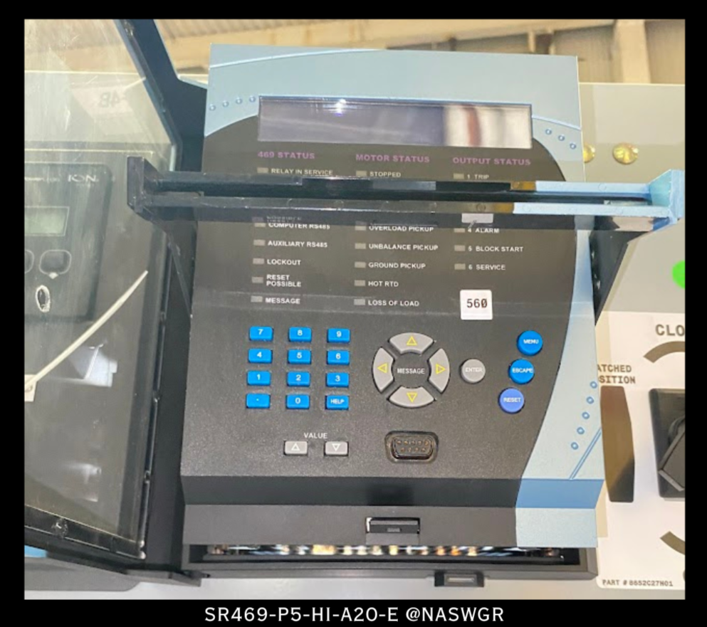 General Electric Multilin SR469-P5-HI-A20-E Motor Management Relay ...