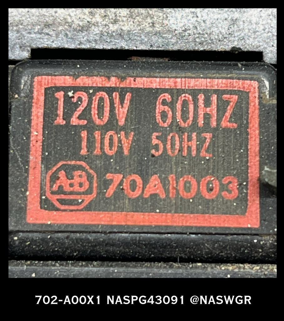 701003 - Allen Bradley - Relay — North American Switchgear Store