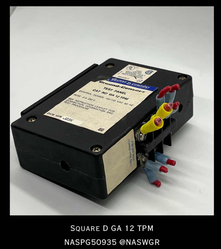 GA 12 TPM ~ Square D GA 12 TPM GROUND-CENSOR TEST PANEL — North ...