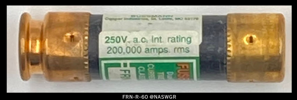 Bussman Fusetron FRN-R-60 Fuse - 60A/250V - Unused — North American ...