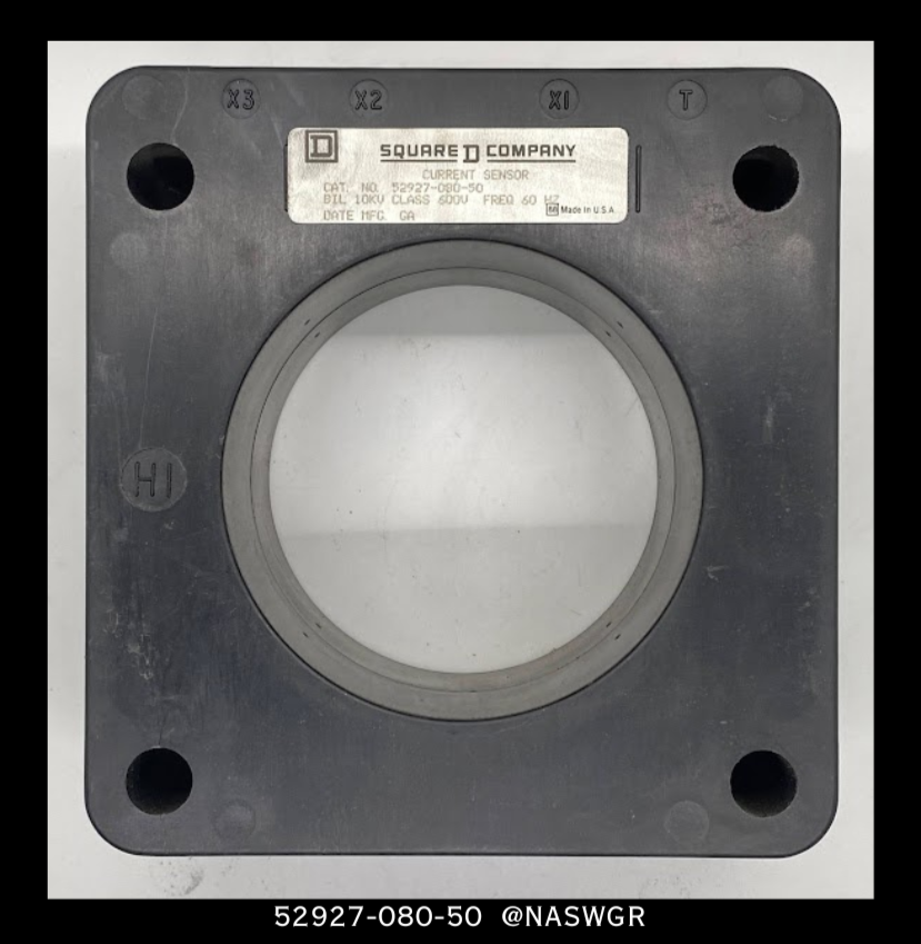 Square D 52927-080-50 Current Sensor Transformer — North American ...