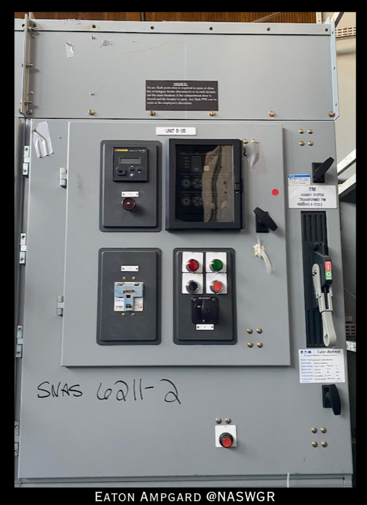 Eaton / Cutler Hammer Ampgard Medium Voltage Control Cell Section- 115 ...