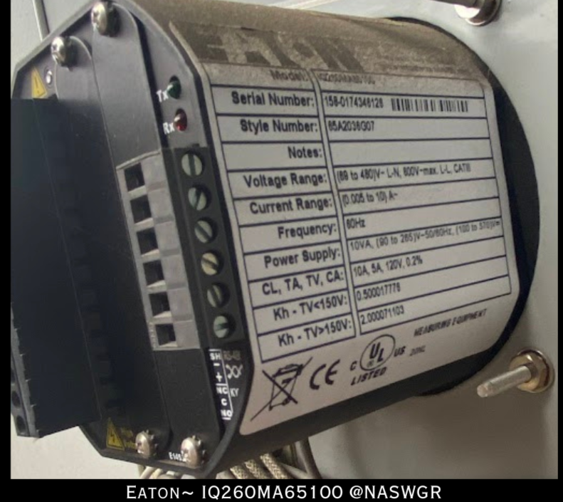 Eaton IQ 250/260 Power Meter - IQ260MA65100 — North American Switchgear ...