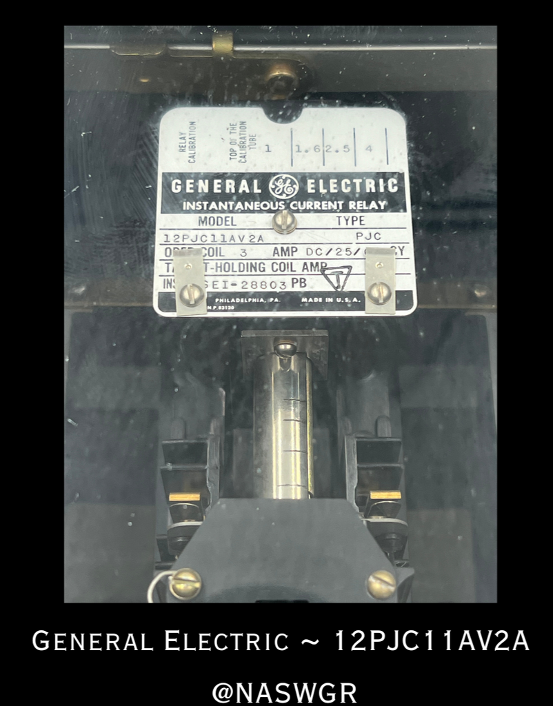 12PJC11AV2A~ GE 12PJC11AV2A Instantaneous Current Relay — North ...