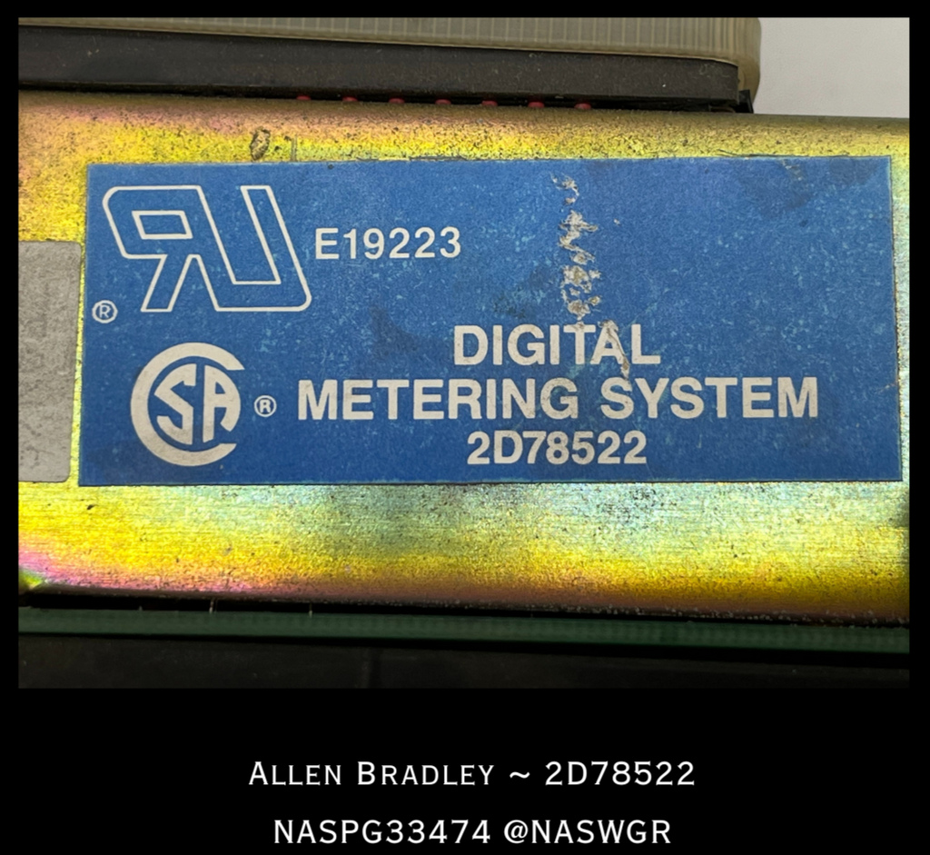 Cutler Hammer 4D13110G04 IQ DP-4000 Metering Device — North American ...