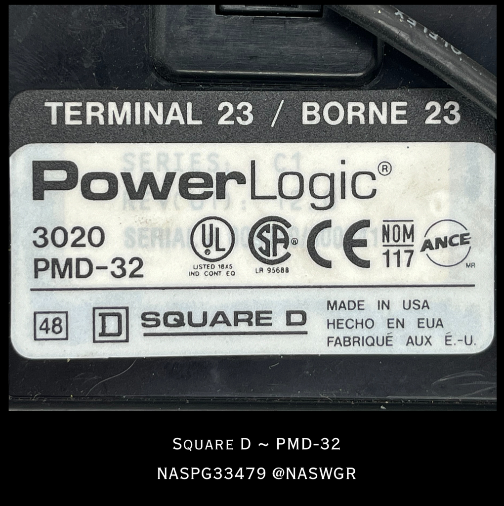PMD-32 ~ Square D PMD-32 Power Logic Power Meter — North American ...