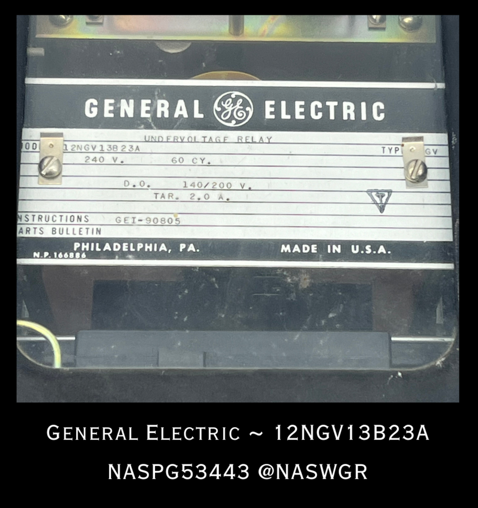 12NGV13B23A ~ General Electric 12NGV13B23A - NGV UNDERVOLTAGE RELAY ...