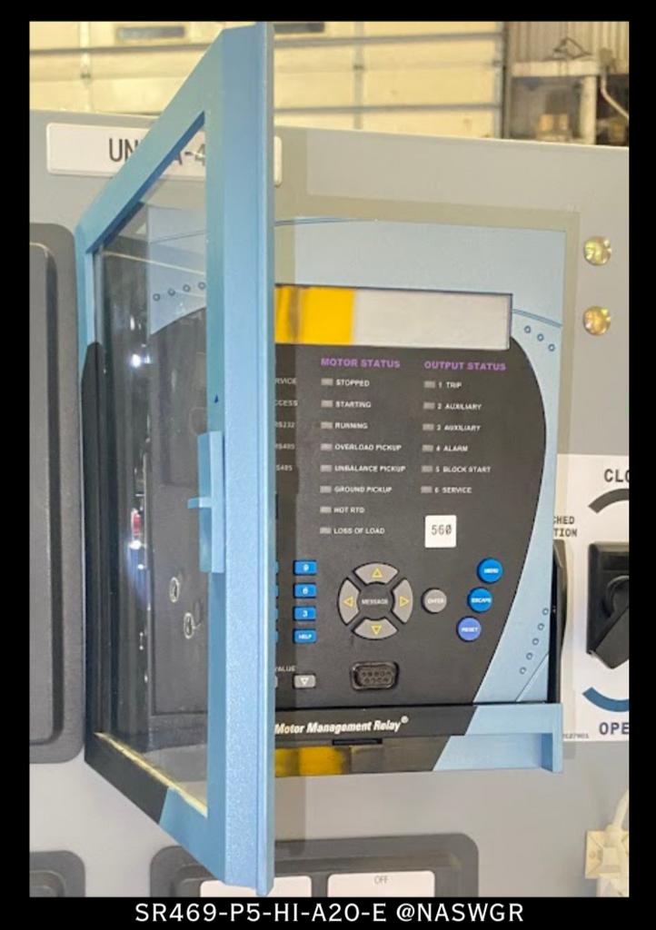 General Electric Multilin SR469-P5-HI-A20-E Motor Management Relay ...