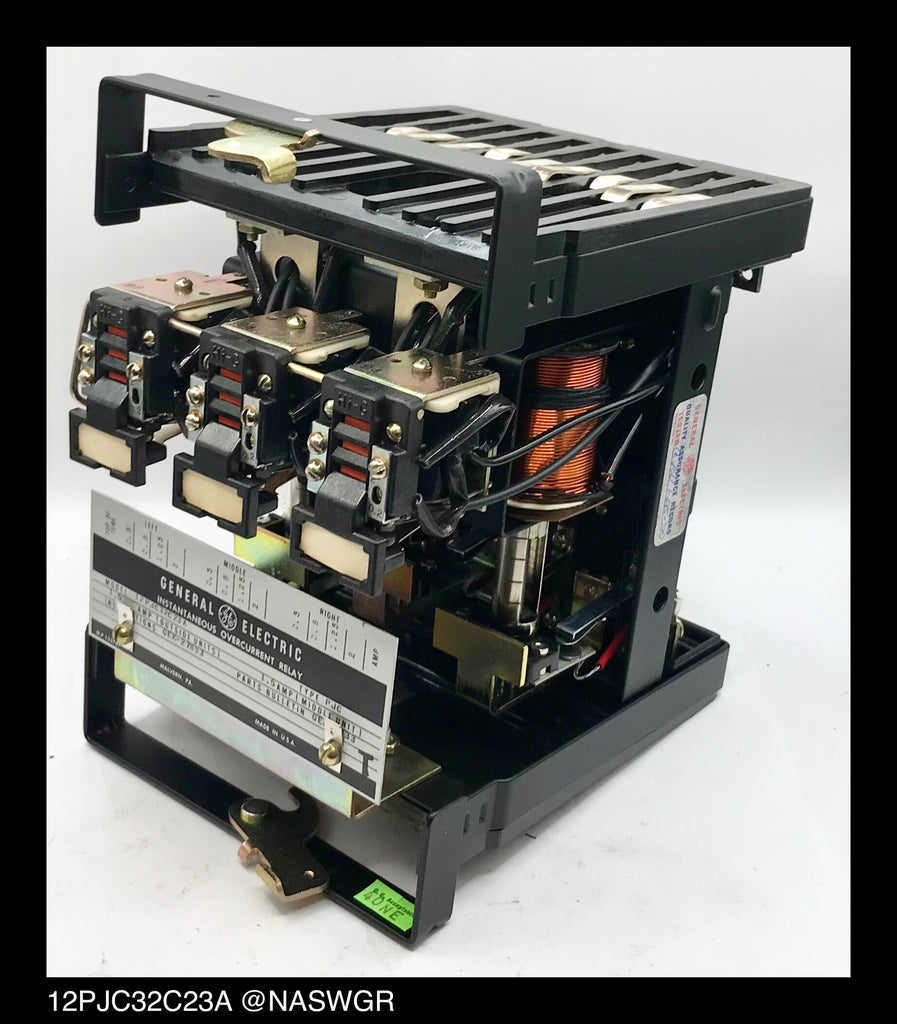 GE 12PJC32C23A Instantaneous Overcurrent Relay - 1.5 Amp — North ...