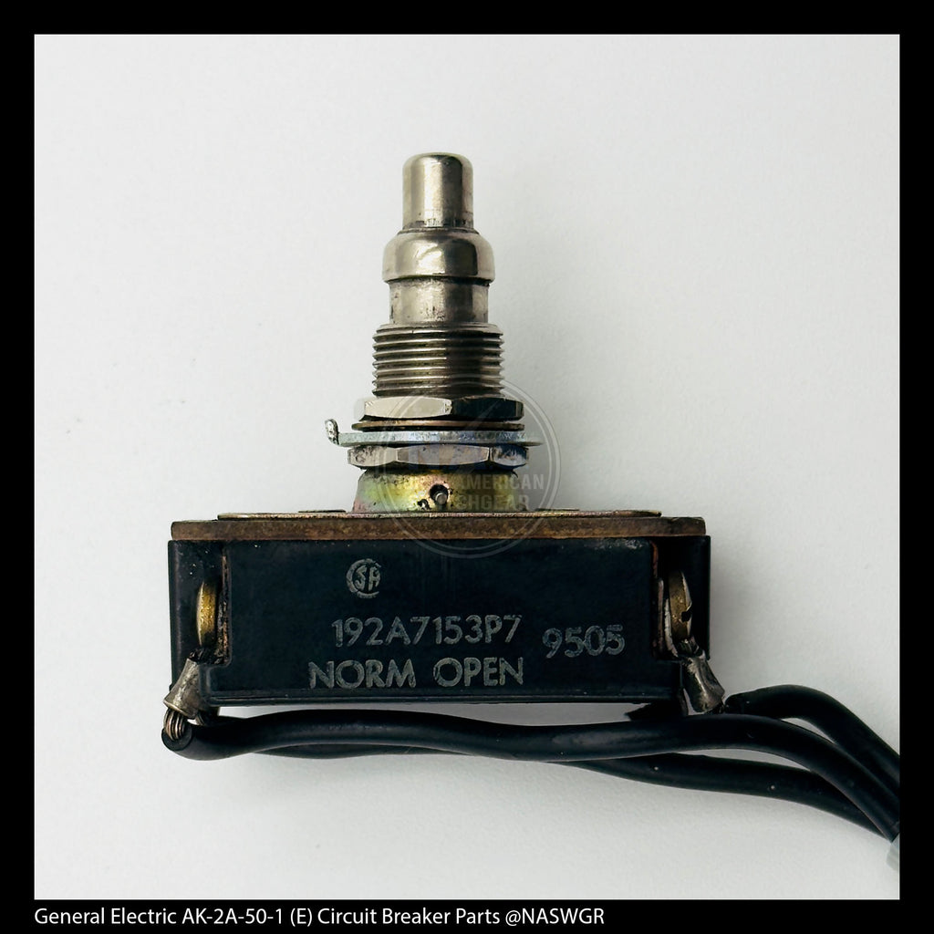 General Electric AK-2A-50-1 Circuit Breaker (E) Breaker Cut-off Switch ...
