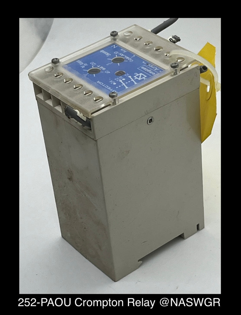 252-PAOU ~ Crompton 252-PAOU Relay — North American Switchgear Store