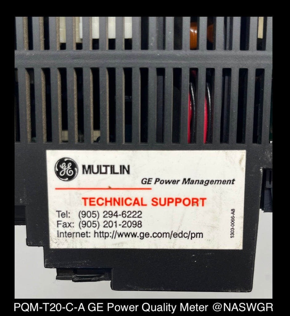 PQM-T20-C-A ~ General Electric PQM-T20-C-A Power Quality Meter — North ...