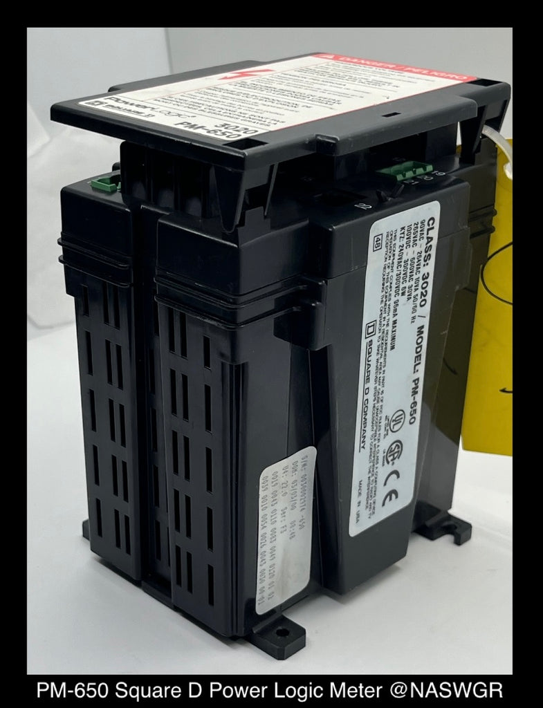 PM-650 ~ Square D PM-650 Power Logic Meter — North American Switchgear ...