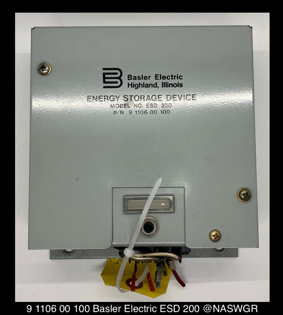 9 1106 00 100 ~ Basler Electric 9 1106 00 100 Energy Storage Device 20 ...