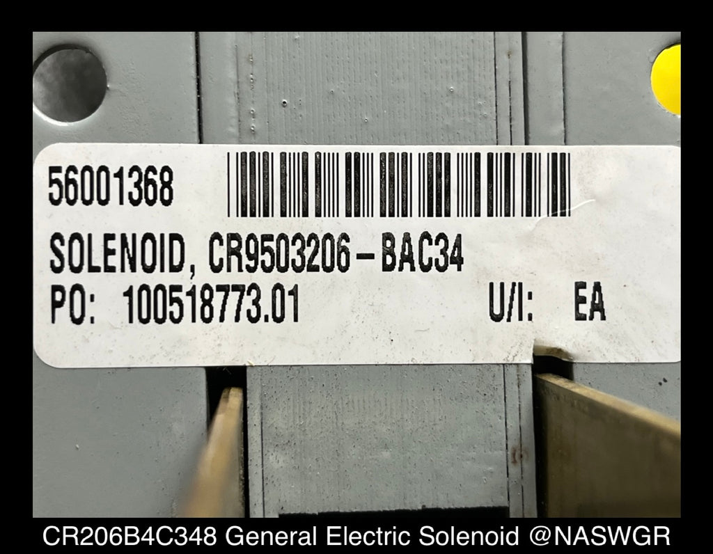 CR206B4C348 ~ General Electric CR206B4C348 Solenoid — North American ...