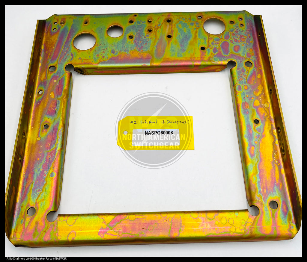 Allis-Chalmers LA-600A/ LA-800A Breaker Back Panel - P/N: 18-390-967-0 ...
