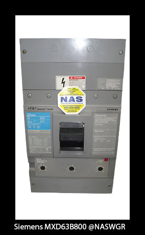 Siemens MXD63B800 Molded Case Circuit Breaker - 800 Amp — North ...
