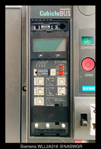 Siemens WL WLL2A316 Circuit Breaker (E/O,D/O) - 1200 Amp — North ...