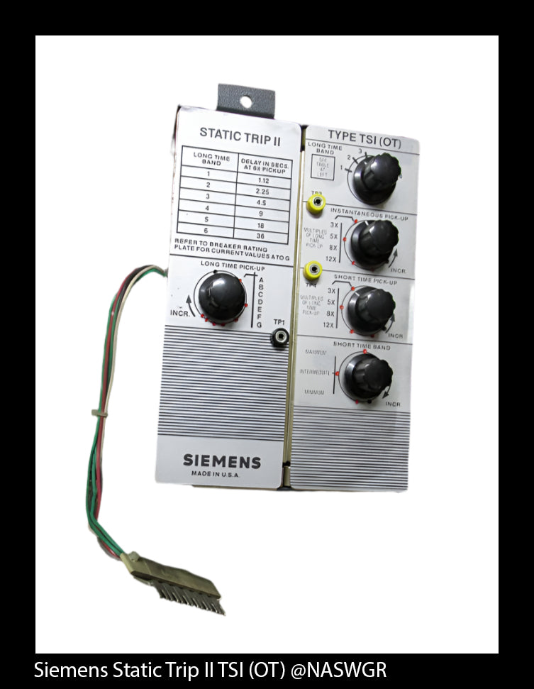 Siemens Static Trip II Type TSI (OT) — North American Switchgear Store