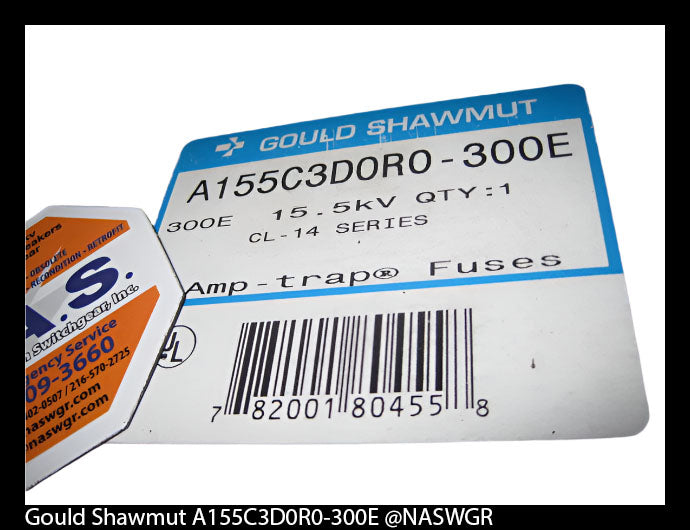 A155C3D0R0-300E , Gould Shawmut Fuse PN: A155C3D0R0-300E — North ...