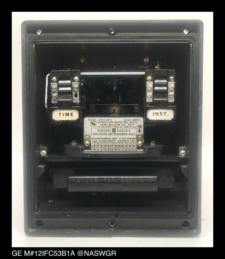 GE 12IFC53B1A Overcurrent Relay - 1/12 Amp — North American Switchgear ...