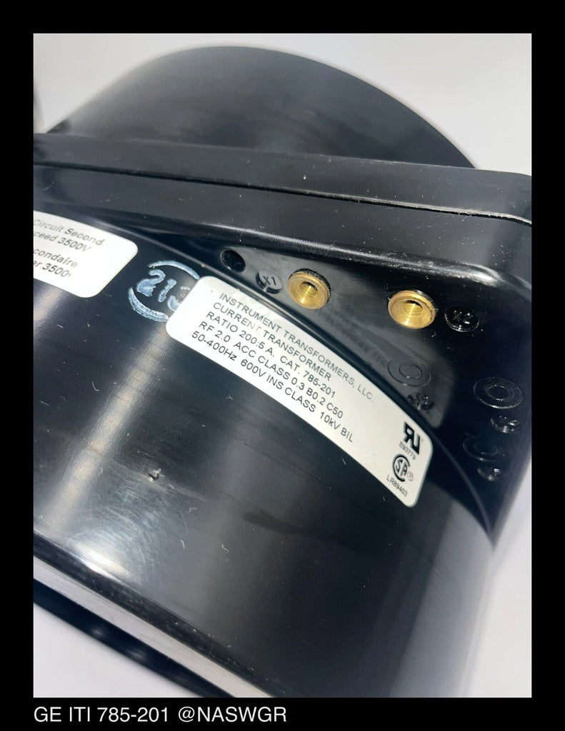 GE ITI 785-201 Current Transformer 200:5A/600V - Unused Surplus — North ...