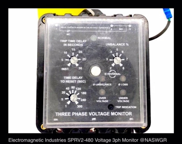 Electromagnetic Industries, LLC EI-SPVR2-480 Voltage Monitor — North ...
