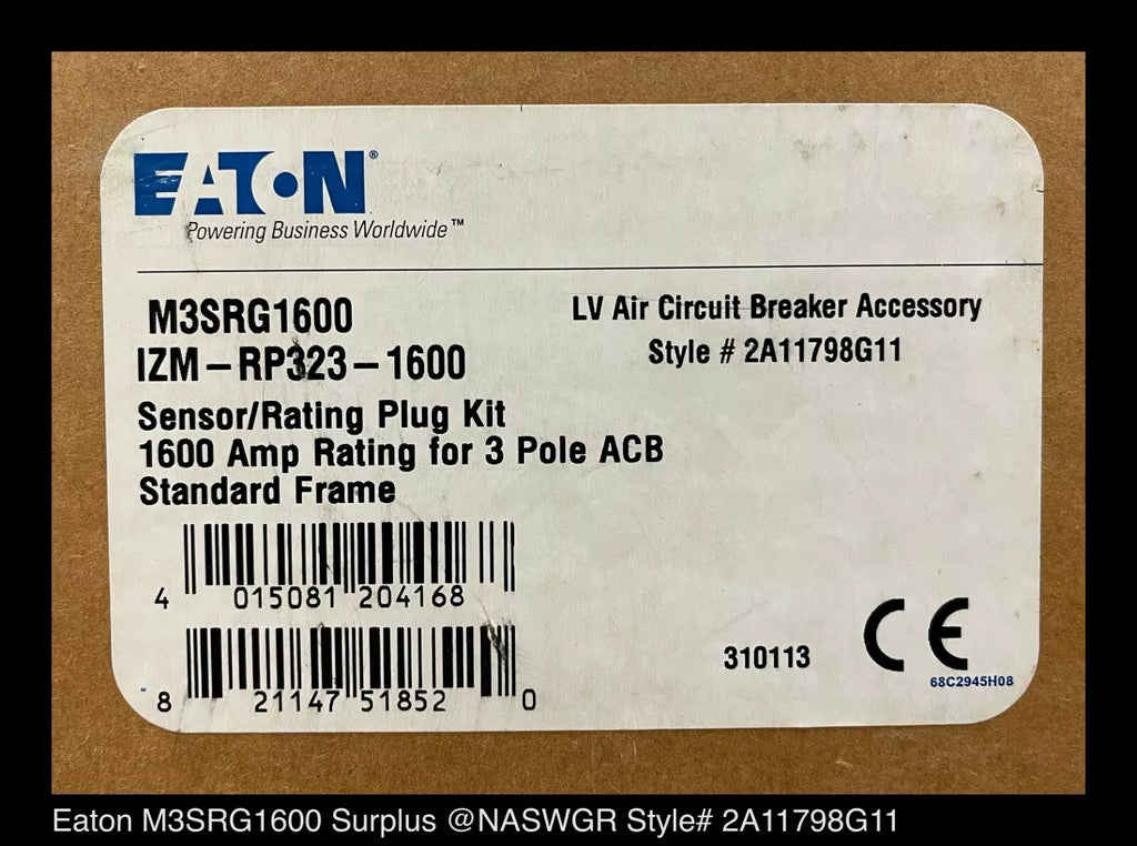 Eaton M3SRG1600 Magnum Standard Frame Sensor and Rating Plug Kit 1600A ...