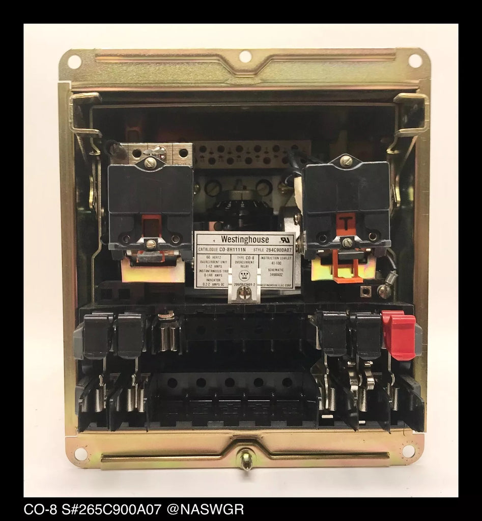 Westinghouse CO-8H1111N Overcurrent Relay - 1/12 Amp — North American ...