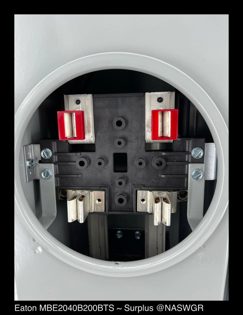 Eaton MBE2040B200BTS Meter Breaker EUSERC Type BR - 200A-120/240V - Un ...