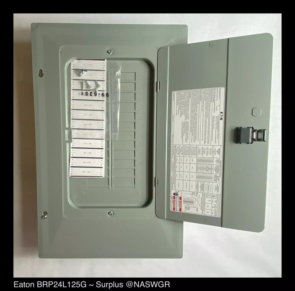 Eaton BRP24L125G Eaton BR Main Lug Load-Center 125A,120/240V - Unused ...