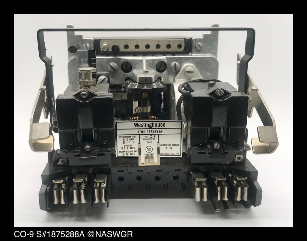 Westinghouse CO-9, 1875288A Overcurrent Relay - 4/12 Amp — North ...
