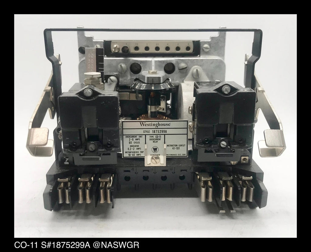 Westinghouse CO-11, 1875299A Overcurrent Relay - 2/6 Amp — North ...