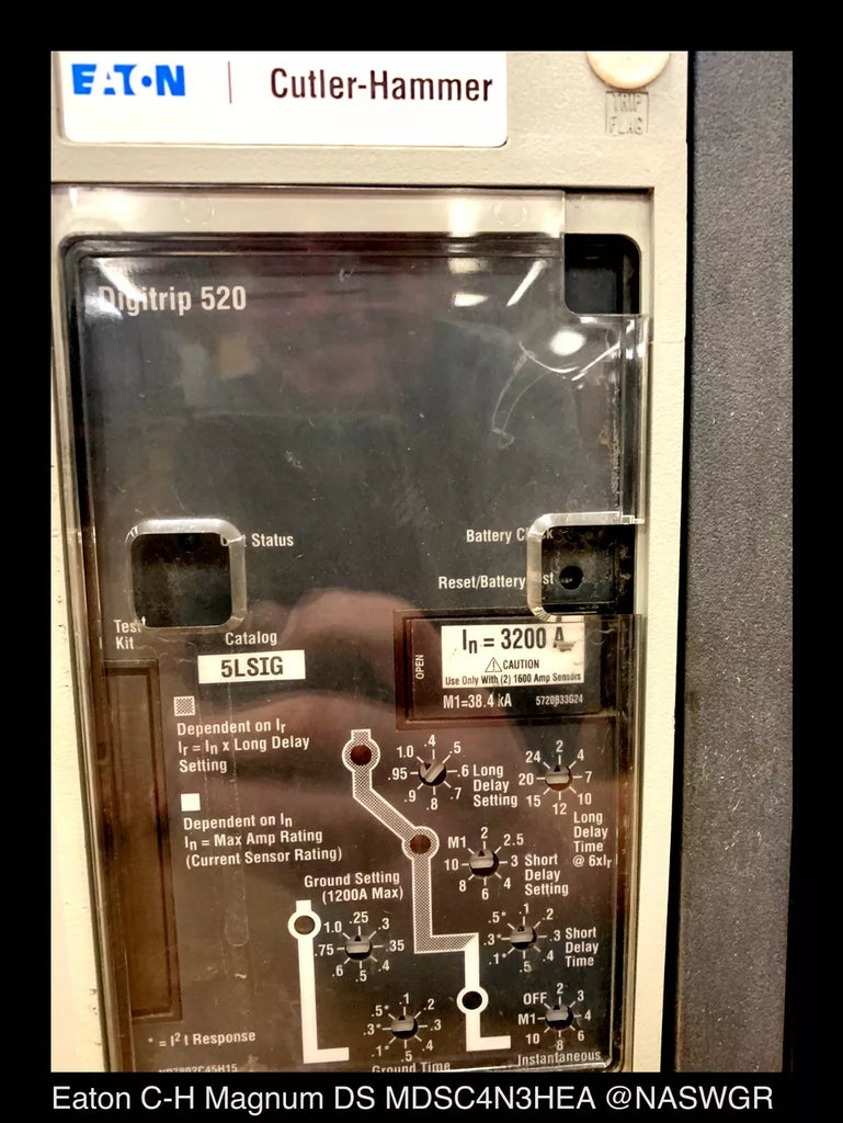 Eaton Magnum DS MDSC4N Breaker (M/O,B/I) - 3200 Amp - Tested/1Yr Warra ...