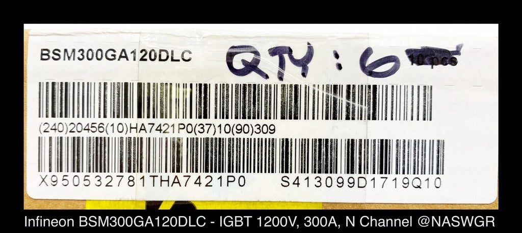 Infineon IGBT Module BSM300GA120DLC 300A — North American Switchgear Store