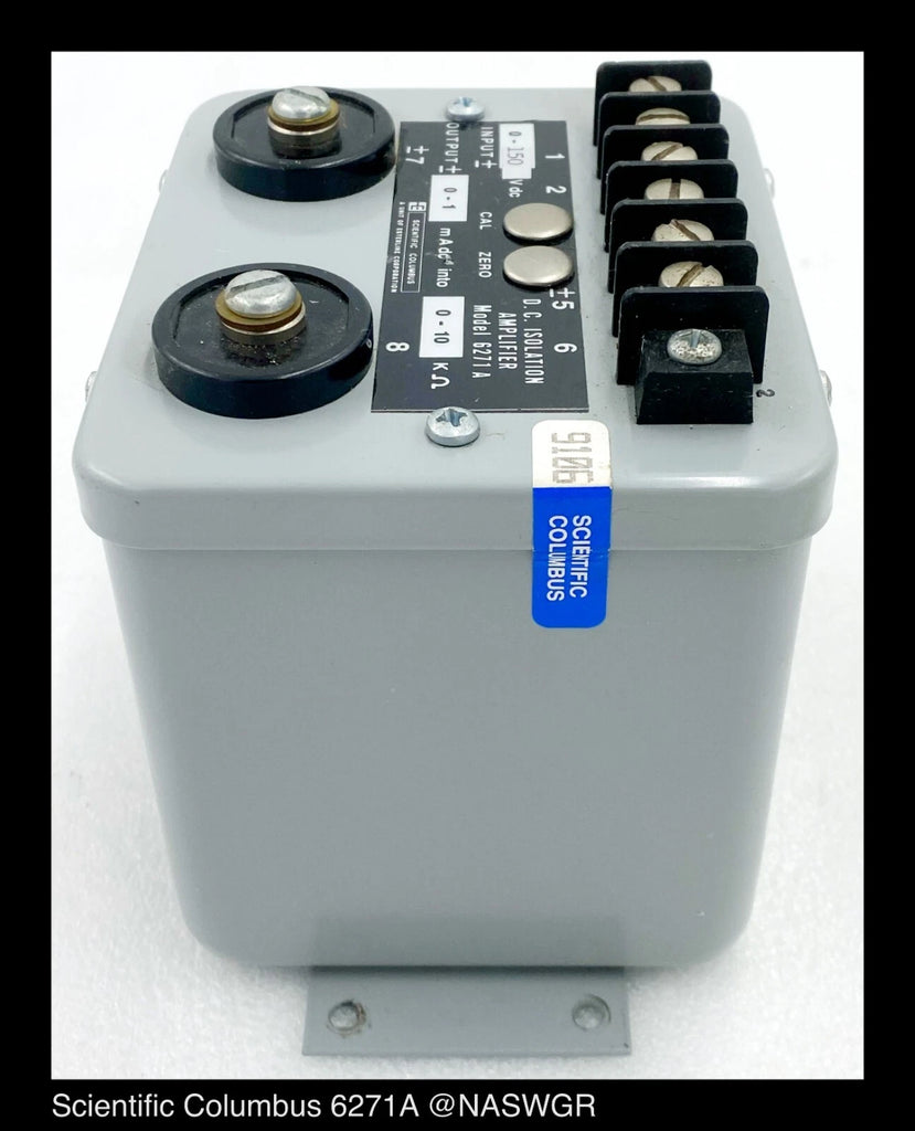 6271A - Scientific Columbus DC Isolation Amplifier — North American ...