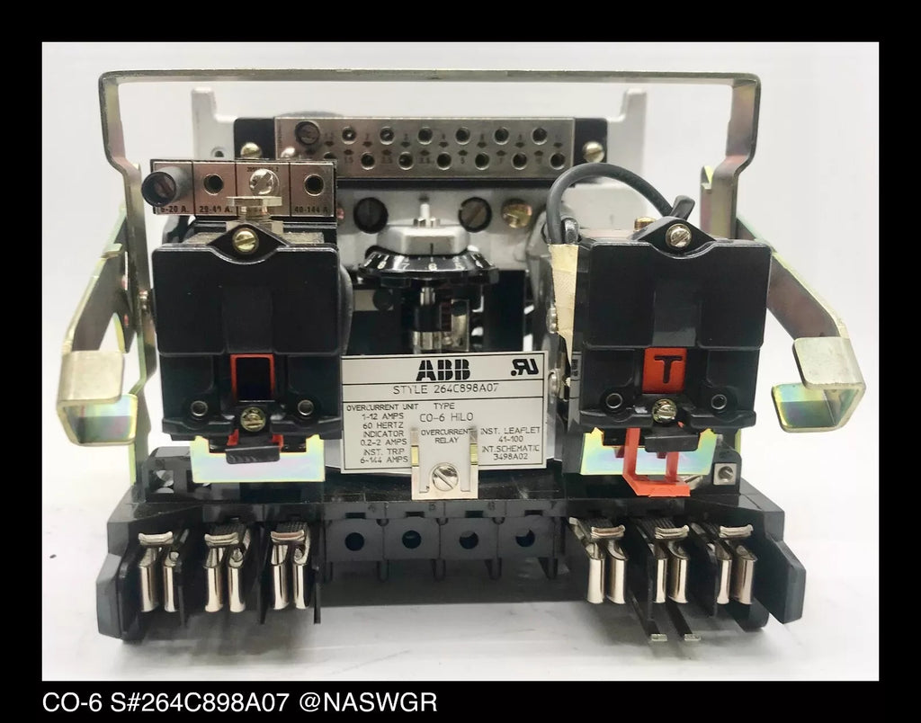 ABB CO-6, 264C898A07 Overcurrent Relay- 1/12 Amp — North American ...