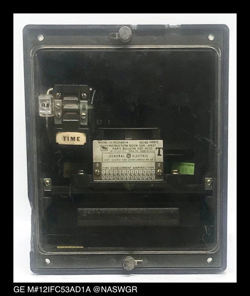 GE 12IFC53AD1A Overcurrent Relay - 1/12 Amp — North American Switchgear ...