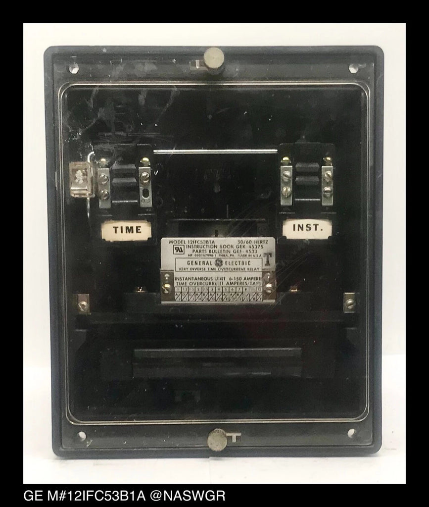 GE 12IFC53B1A Overcurrent Relay - 1/12 Amp — North American Switchgear ...