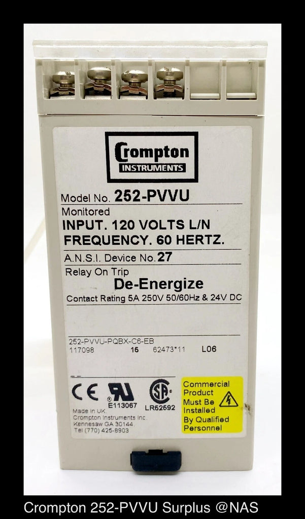 Crompton Instruments 252-PVVU-PQBX-C6-EB Transducer — North American ...