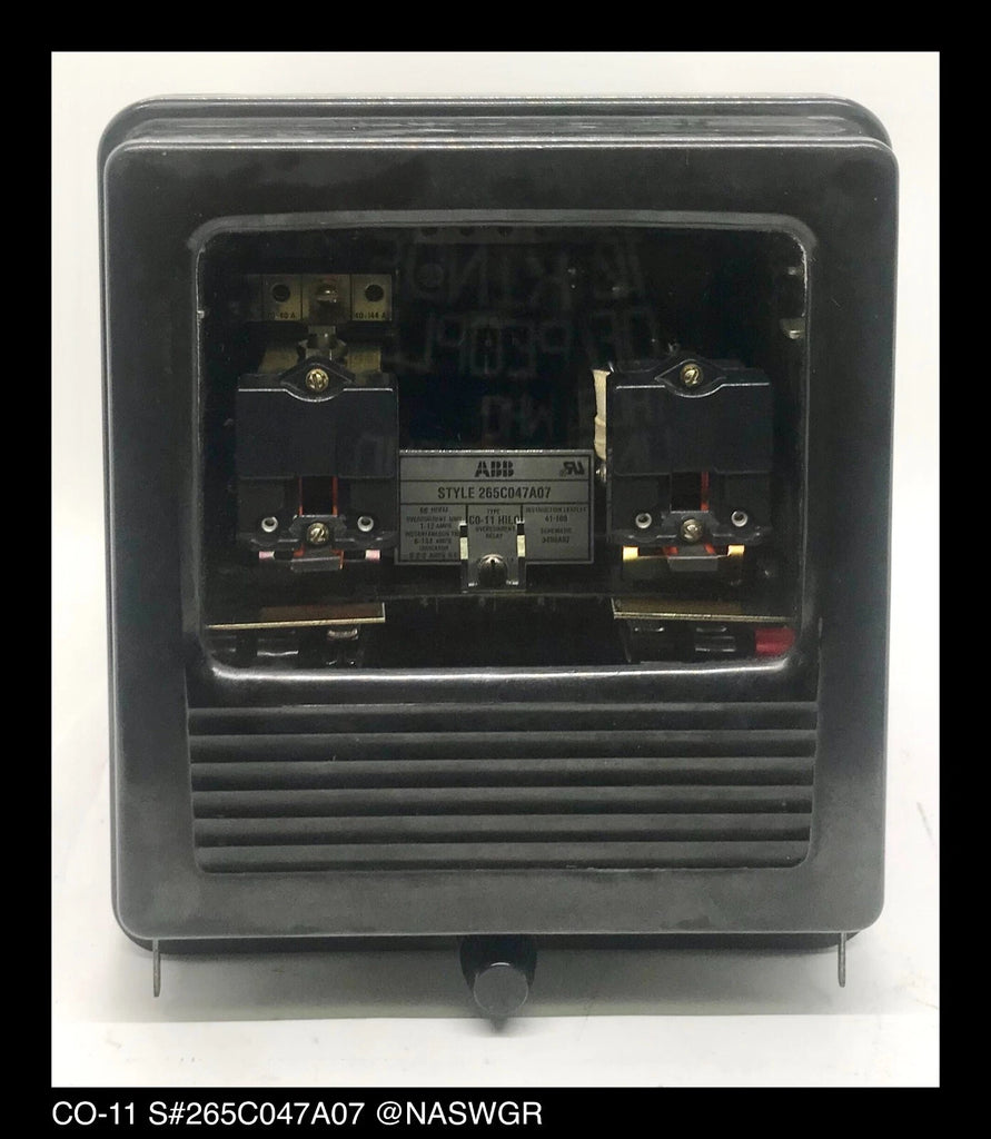 ABB CO11H1111N Overcurrent Relay - 1/12 Amps — North American ...