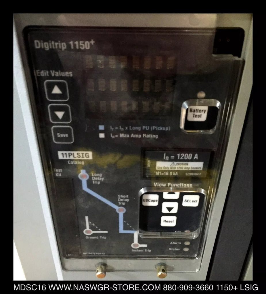 Eaton Magnum DS MDSC16 Circuit Breaker (M/O,D/O) - 1200 Amp — North ...