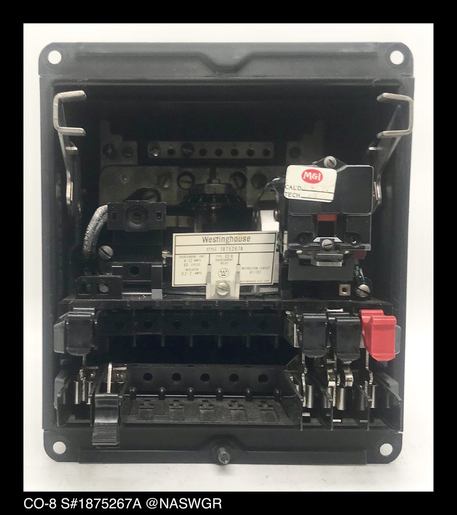 Westinghouse CO-8, 1875267A Overcurrent Relay - 4/12 Amp — North ...