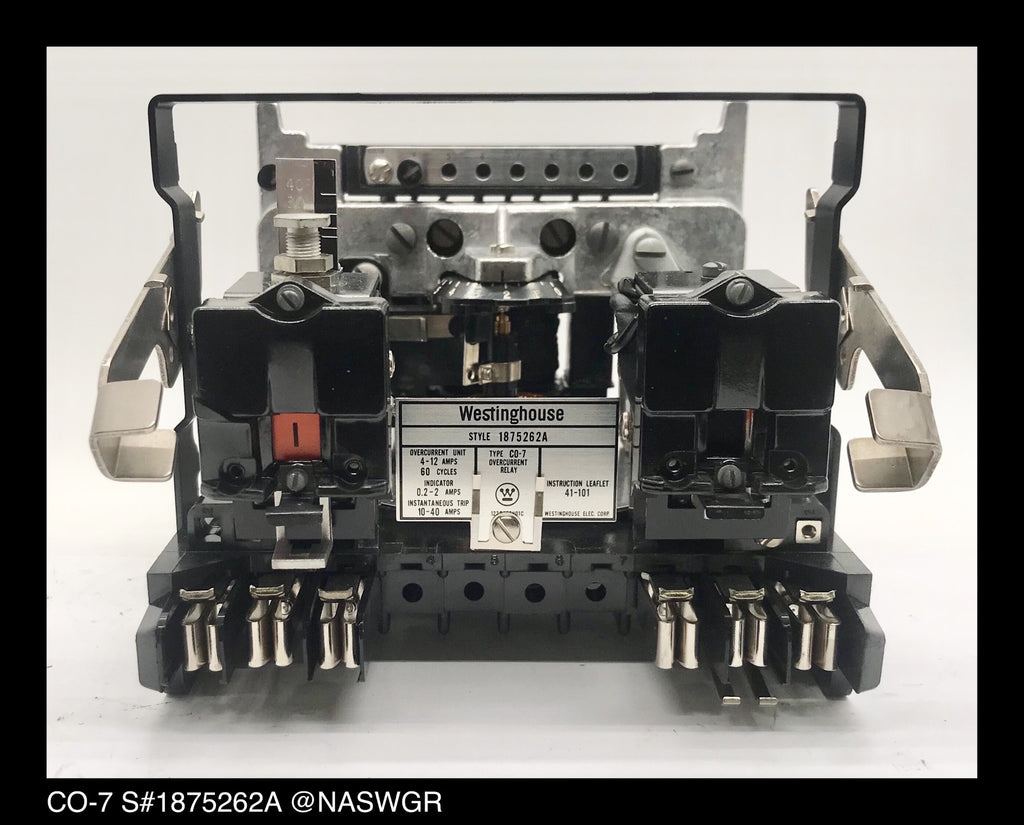 Westinghouse CO-7, 1875262A Overcurrent Relay - 4/12 Amp — North ...